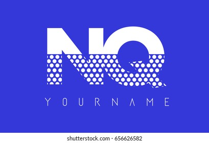 Nq N Q Dotted Pattern Letter Stock Vector (Royalty Free) 656626582 ...