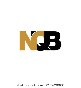 Nqb Letter Monogram Logo Design Vector Stock Vector (Royalty Free ...