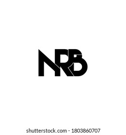 Nrb Letter Original Monogram Logo Design Stock Vector (Royalty Free ...