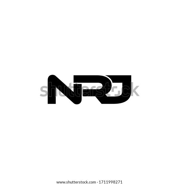 Nrj Letter Original Monogram Logo Design Stock Vector (Royalty Free ...