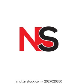 Ns Letter Creative Logo Design Stock Vector (Royalty Free) 2027020850 ...