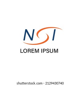 Nsi Letters Vector Logo Design Stock Vector (Royalty Free) 2129430740 ...