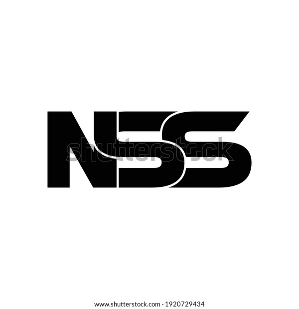 Nss Letter Monogram Logo Design Vector Stock Vector (Royalty Free ...