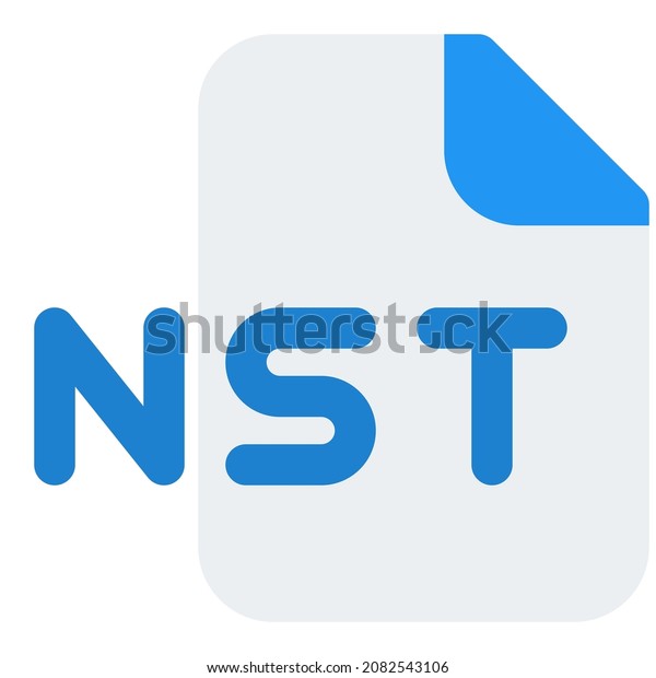 Nst File Module Used By Noisetracker Stock Vector (Royalty Free ...