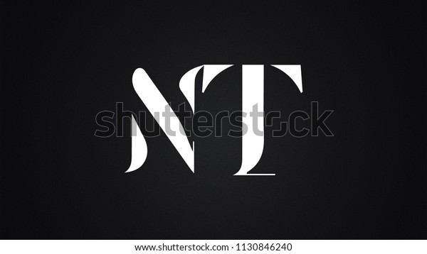 Nt Letter Logo Design Template Vector: เวกเตอร์สต็อก (ปลอดค่าลิขสิทธิ์ ...