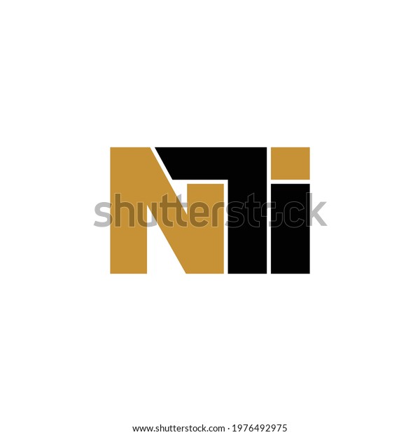 Nti Letter Monogram Logo Design Vector Stock Vector (Royalty Free) 1976492975 | Shutterstock