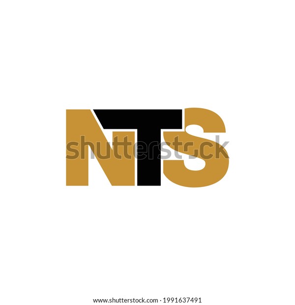 Nts Letter Monogram Logo Design Vector Stock Vector (Royalty Free ...