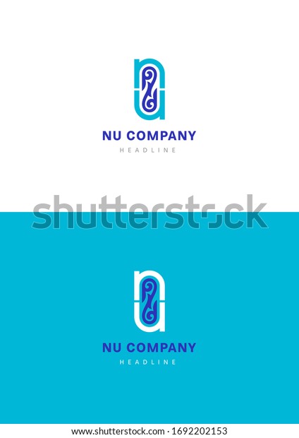 Nu Corp Company Logo Template Stock Vector (Royalty Free) 1692202153 ...