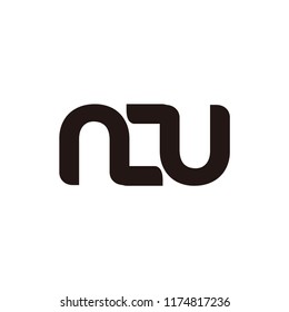 Nu Letter Vector Logo Stock Vector (Royalty Free) 1174817236 | Shutterstock
