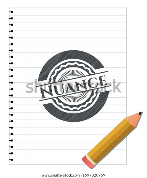 Nuance Draw Pencil Effect Vector Illustration Stock Vector (Royalty ...
