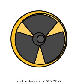 Nuclear Danger Symbol Cartoon Stock Vector (Royalty Free) 790973479 ...