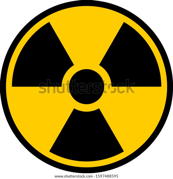 Nuclear Hazard Ionizing Radiation Trefoil Symbol Stock Vector (Royalty ...