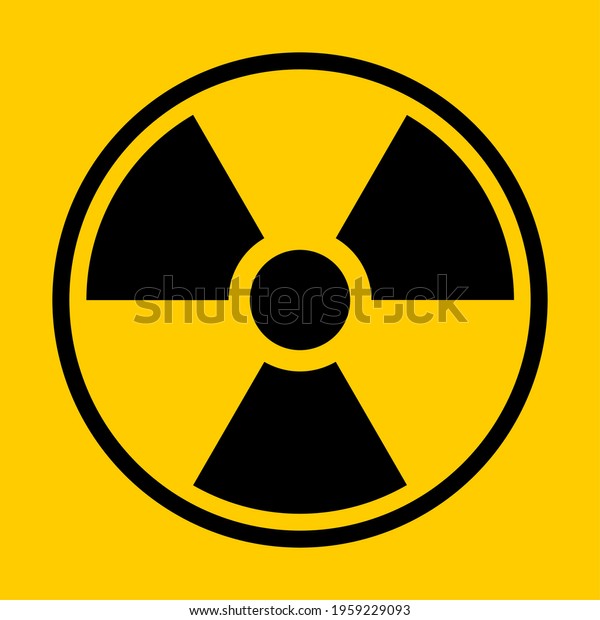 Nuclear Hazard Ionizing Radiation Trefoil Danger Stock Vector (Royalty ...