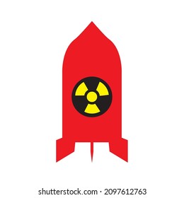 Nuclear Illustration Logo Vector Illustration Stock Vector (Royalty ...