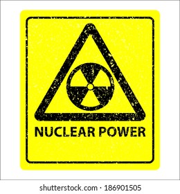 Nuclear Power Symbol 스톡 벡터(로열티 프리) 186901505 | Shutterstock