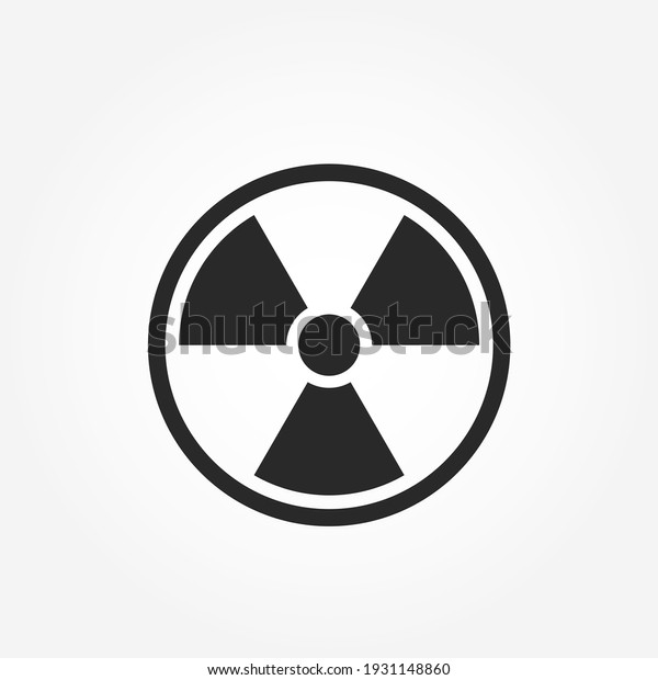 Nuclear Symbol Atomic Radiation Sign Ecology Stock Vector (Royalty Free ...