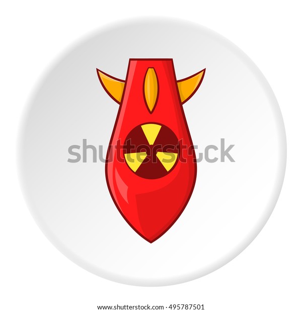 Nuclear Warhead Icon Cartoon Illustration Nuclear: เวกเตอร์สต็อก (ปลอด ...