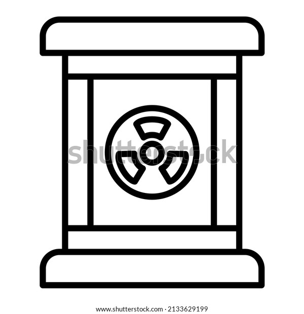 Nuclear Waste Icon Vector Image Can Stock Vector (Royalty Free ...
