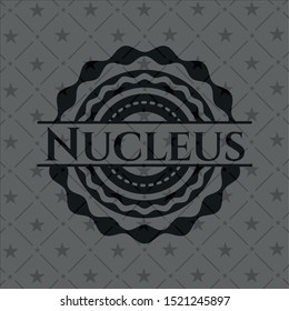 Vektor Stok Nucleus Black Badge Vector Illustration Detailed (Tanpa ...