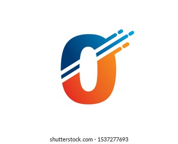 Number 0 Logo Symbol Template Design Stock Vector (Royalty Free ...