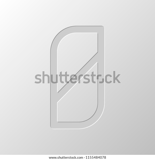 Number 0 Numeral Zero Paper Design Stock Vector (Royalty Free ...