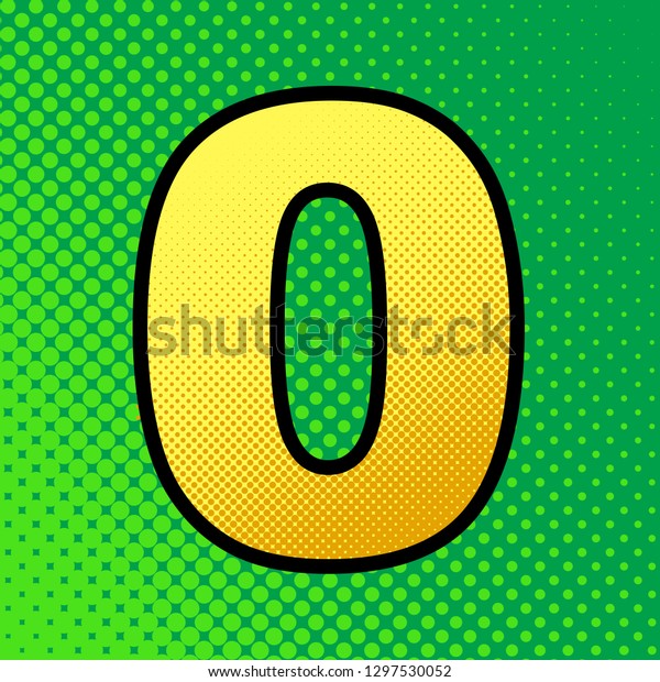 Number 0 Sign Design Template Element Stock Vector (Royalty Free ...