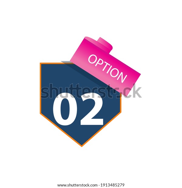 Number 02 Option Label Vector Temple Stock Vector (Royalty Free ...