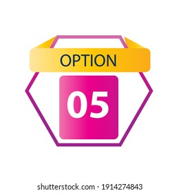Number 05 Option Label Vector Temple Stock Vector (Royalty Free ...