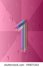 Number 1 Elements Art Stock Vector (Royalty Free) 644078446 | Shutterstock