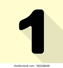Number 1 Sign Design Template Element Stock Vector (Royalty Free ...