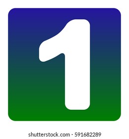 Number 1 Sign Design Template Element Stock Vector (Royalty Free ...