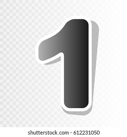 Number 1 Sign Design Template Element Stock Vector (Royalty Free ...