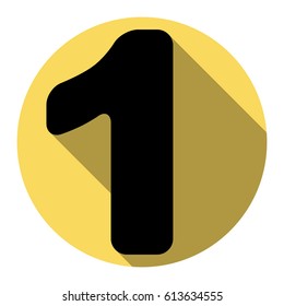Number 1 Sign Design Template Element Stock Vector (Royalty Free ...