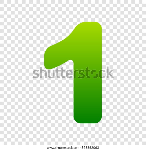 Number 1 Sign Design Template Element Stock Vector (Royalty Free ...
