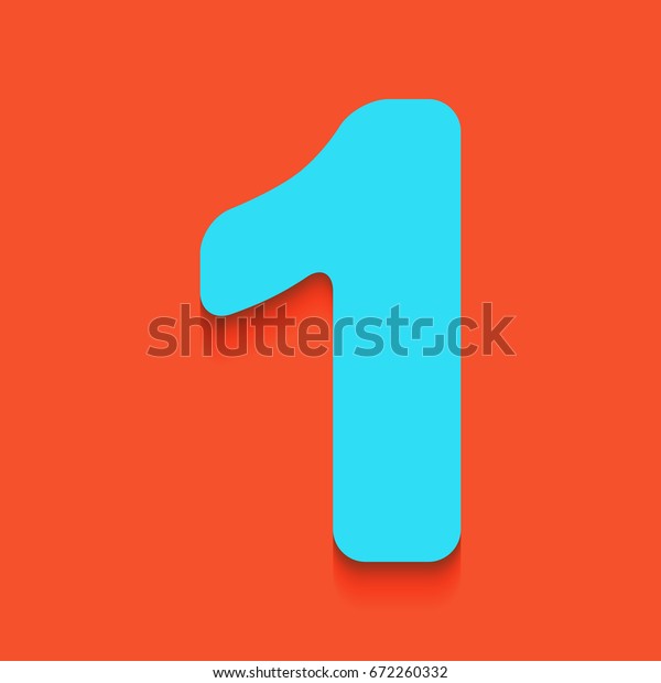 Number 1 Sign Design Template Element Stock Vector (Royalty Free) 672260332
