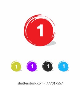 Number 1 Symbol Vector Stock Vector (Royalty Free) 777317557 | Shutterstock