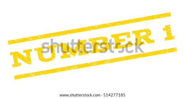 Number 1 Watermark Stamp Text Caption Stock Vector (Royalty Free ...