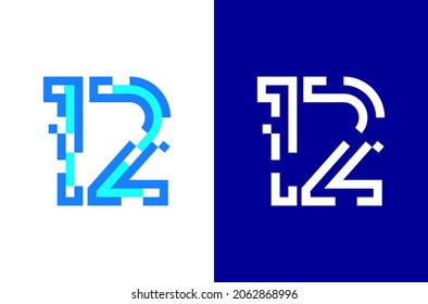 772 Abstract 12 lines logo Images, Stock Photos & Vectors | Shutterstock