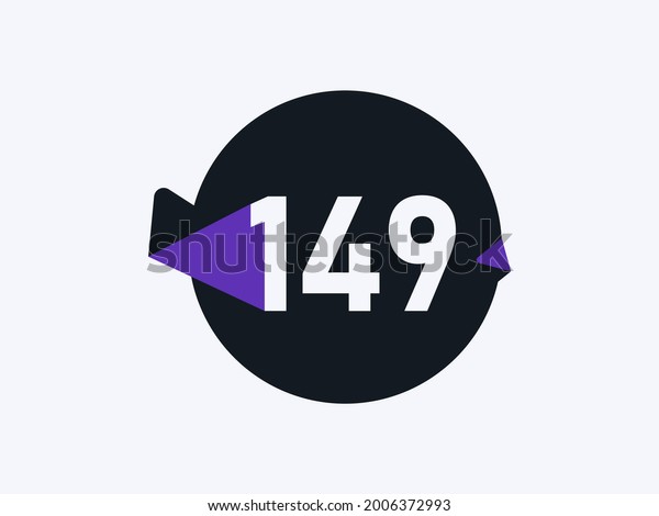Number 149 Logo Icon Design Vector Stock Vector (Royalty Free ...