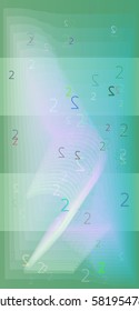 Number 2 Background Template: vector de stock (libre de regalías ...