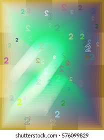 Number 2 Art Design Stock Vector (Royalty Free) 576099829 | Shutterstock