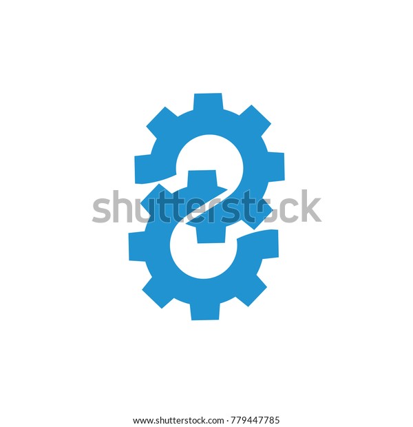 Number 2 Cog Symbol Logo Vector: เวกเตอร์สต็อก (ปลอดค่าลิขสิทธิ์ ...