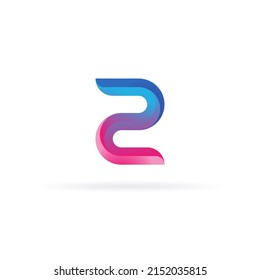 Number 2 Logo Design Template Vector Stock Vector (Royalty Free ...