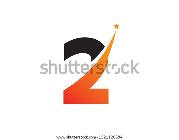 Number 2 Logo Symbol Template Design Stock Vector (Royalty Free ...