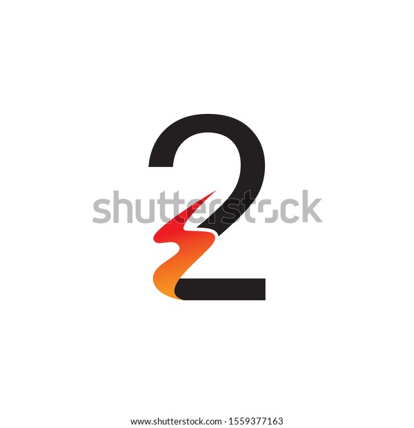 Number 2 Logo Symbol Template Design: เวกเตอร์สต็อก (ปลอดค่าลิขสิทธิ์ ...