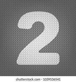 Number 2 Sign Design Template Elements Stock Vector (Royalty Free ...