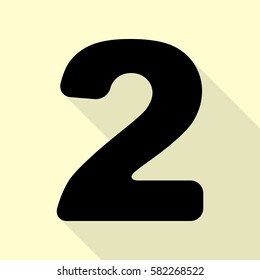Number 2 Sign Design Template Elements Stock Vector (Royalty Free ...