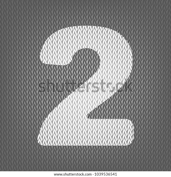 Number 2 Sign Design Template Elements Stock Vector (Royalty Free ...