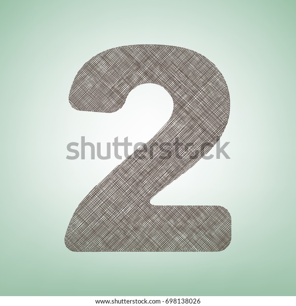 Number 2 Sign Design Template Elements Stock Vector (Royalty Free ...