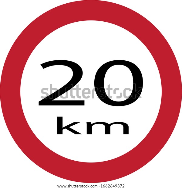 Number 20 Black Red Logo Design Stock Vector (Royalty Free) 1662649372 ...